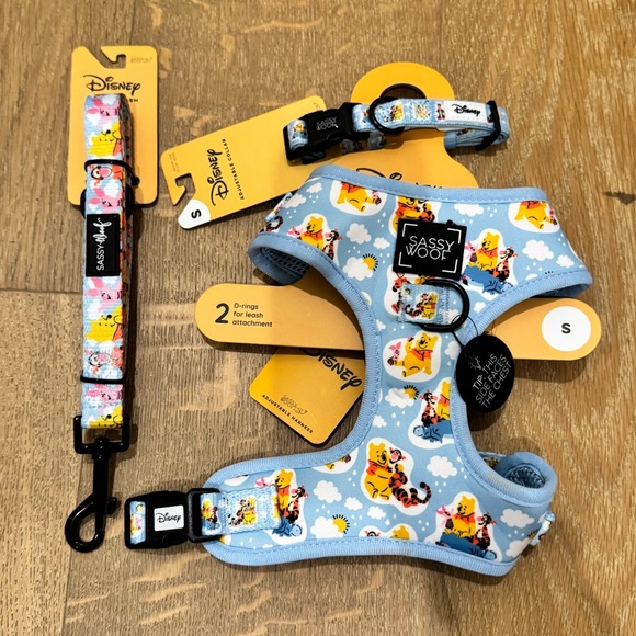 Disney | Dog | Nwt 3pc Set Sassy Woof X Disney Winnie The Pooh Walk Set ...
